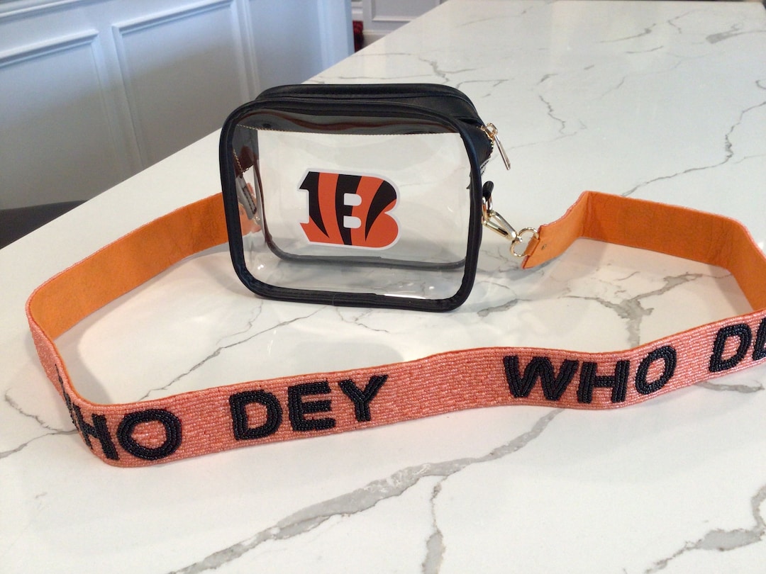 Bengals Stadium Bag Who Dey Bag Stadium Bag NFL Stadium Approved ...