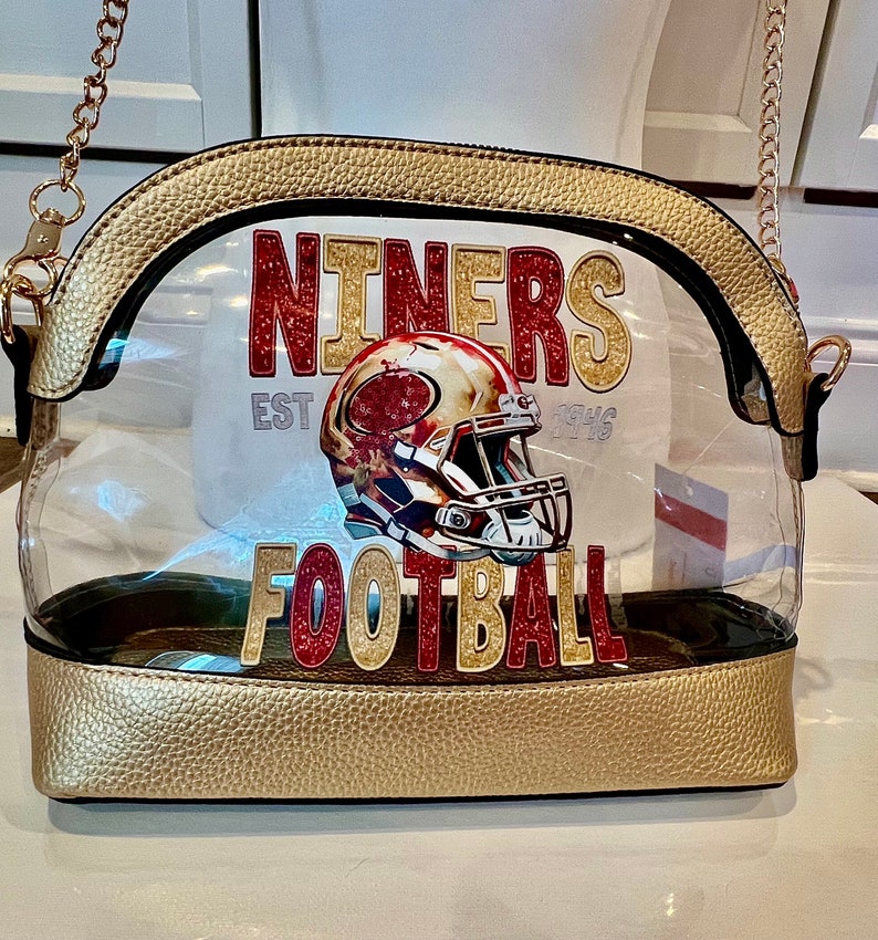 Presenting Our San Francisco 49ers Gameday Crossbody Vinyl Vegan ...