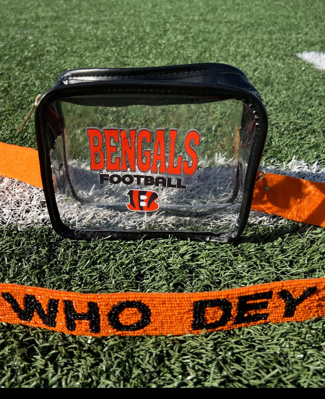 Cincinnati Bengals Clear Stadium Bag: NFL Approved Transparent ...