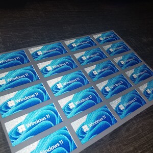 20 X Windows 11 Sticker Case Badge Emblem Decal - Etsy Australia