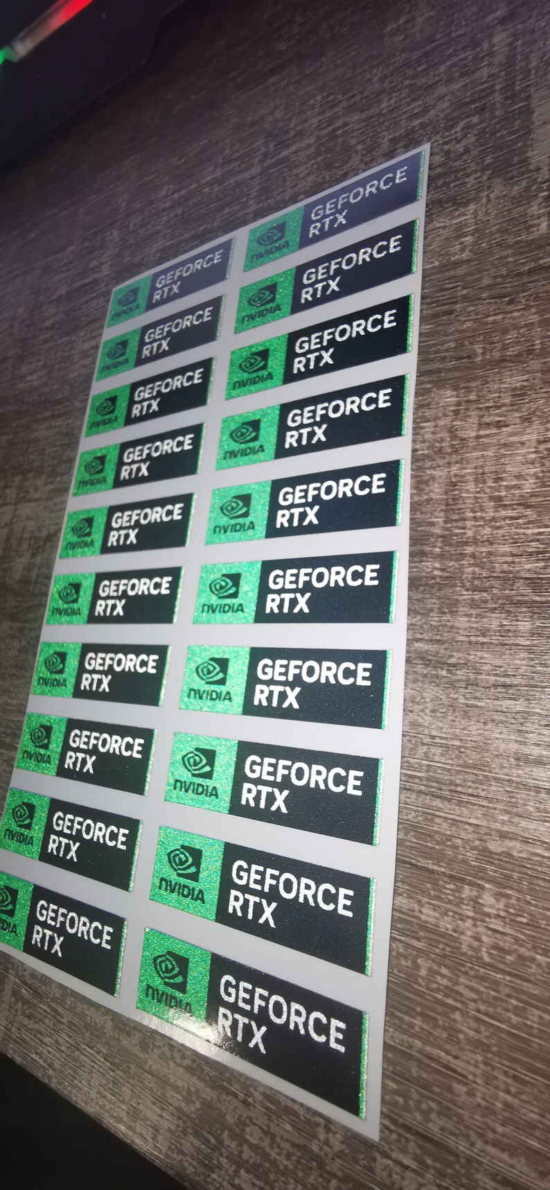 Nvidia Geforce RTX Stickers X 20 High Quality - Etsy