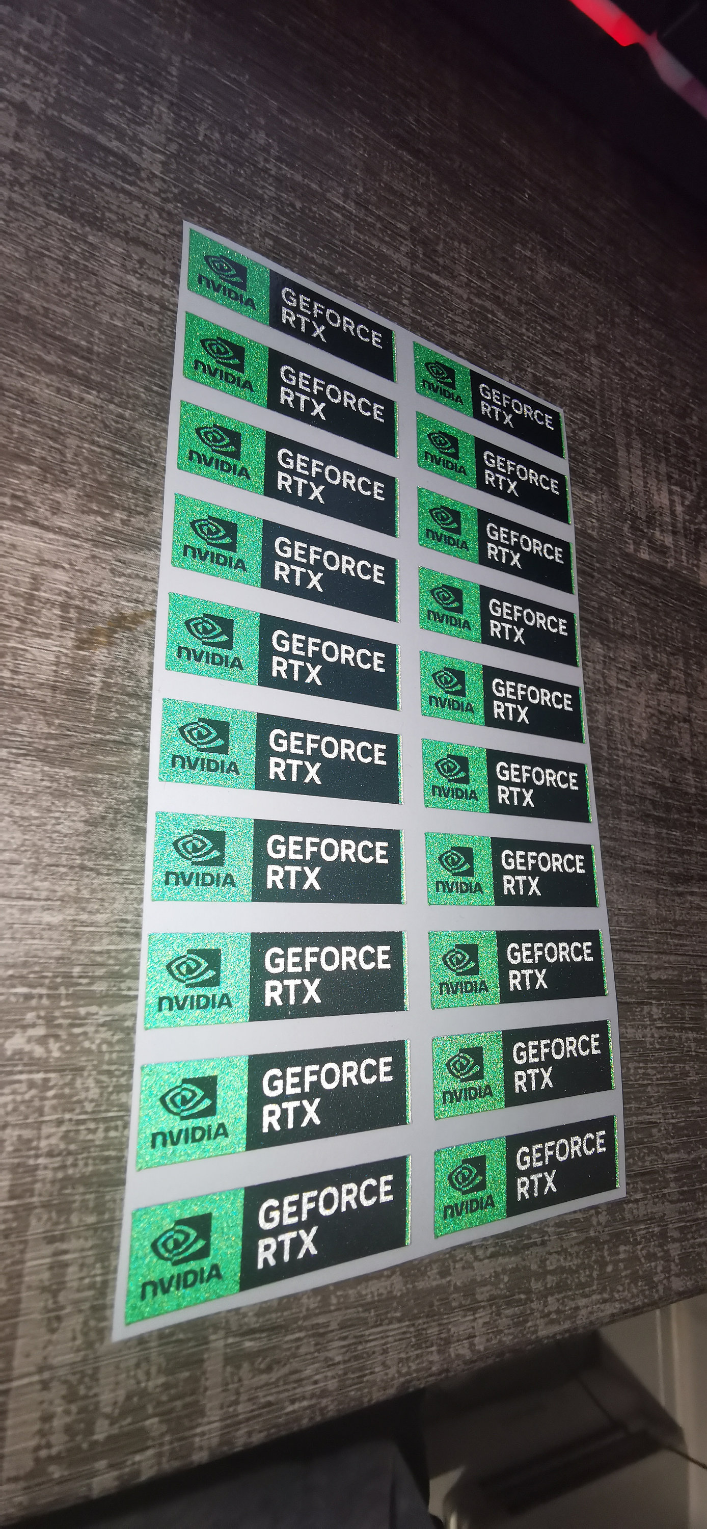 Nvidia Geforce RTX Stickers X 20 High Quality - Etsy