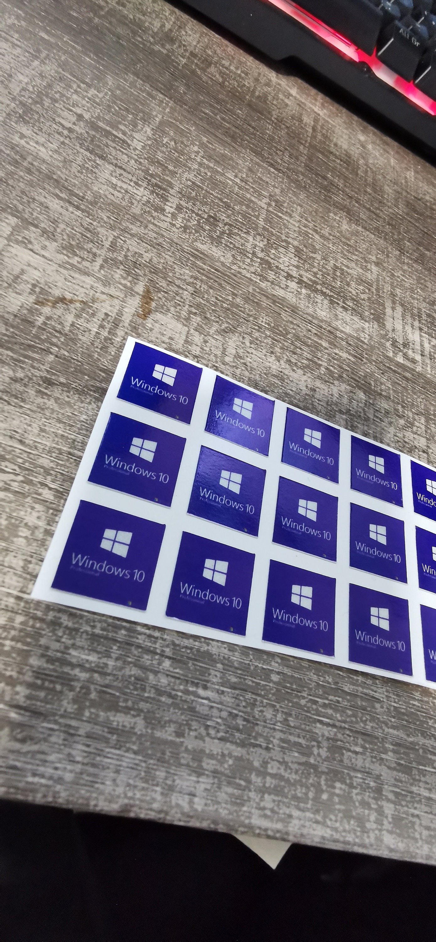 18 X Windows 10 Professional Stickers - Etsy