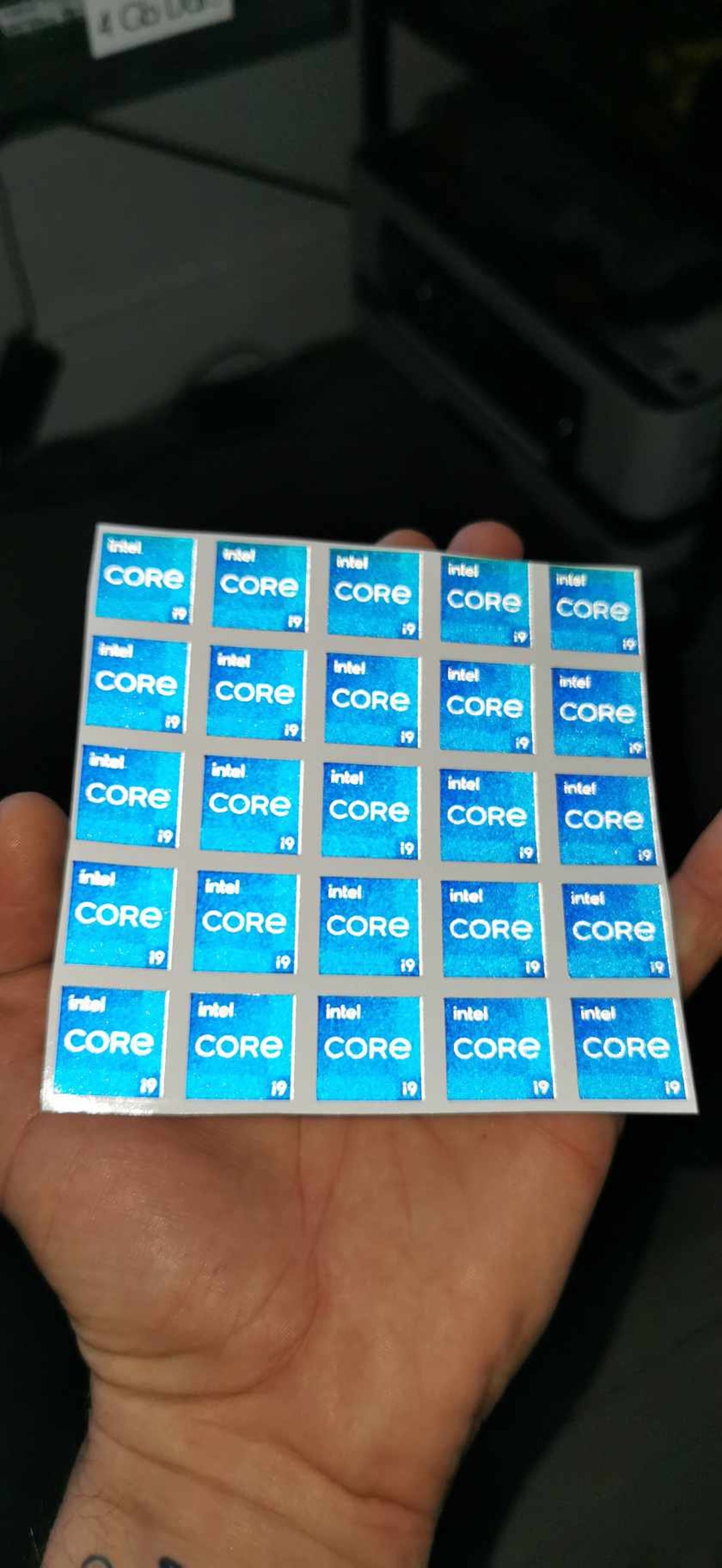 Intel Core I9 Stickers X 25 - Etsy