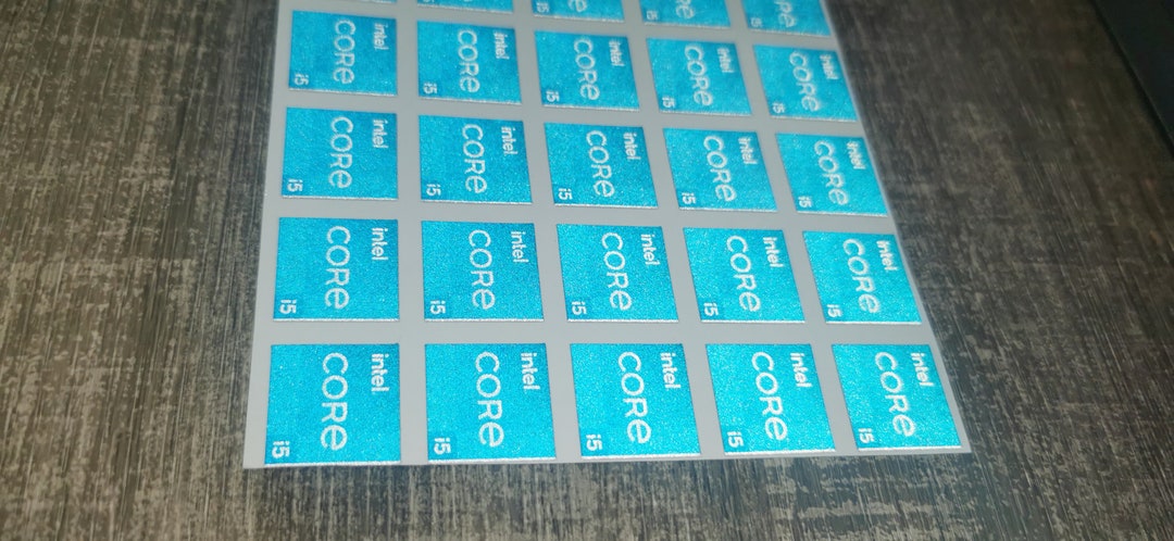 Intel Core I5 Stickers X 25 - Etsy