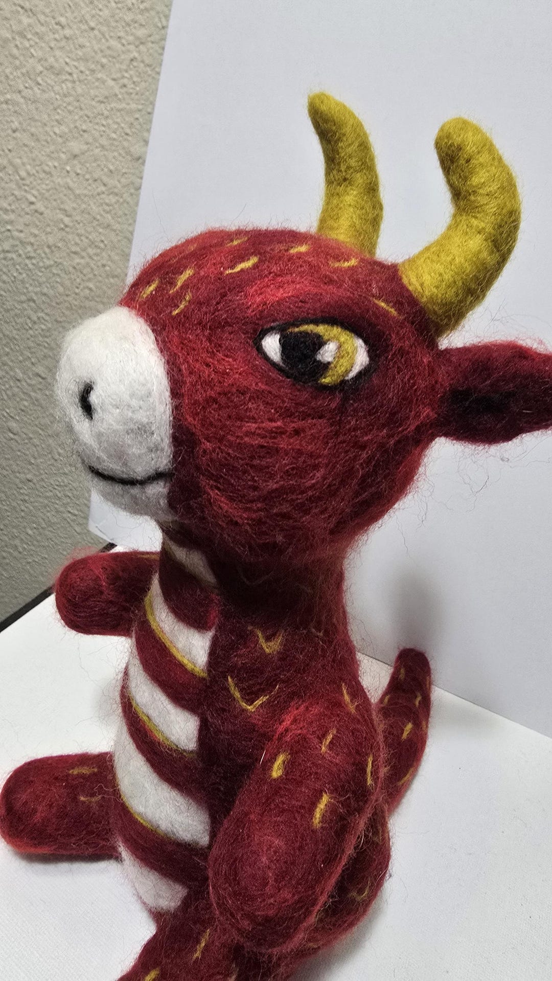 Dragon Baby Needle Felted Plush Figure - Etsy