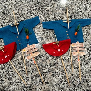 Peter Rabbit’s Jacket Flopsy Cake Topper Mcgregor's Garden Baby Shower ...