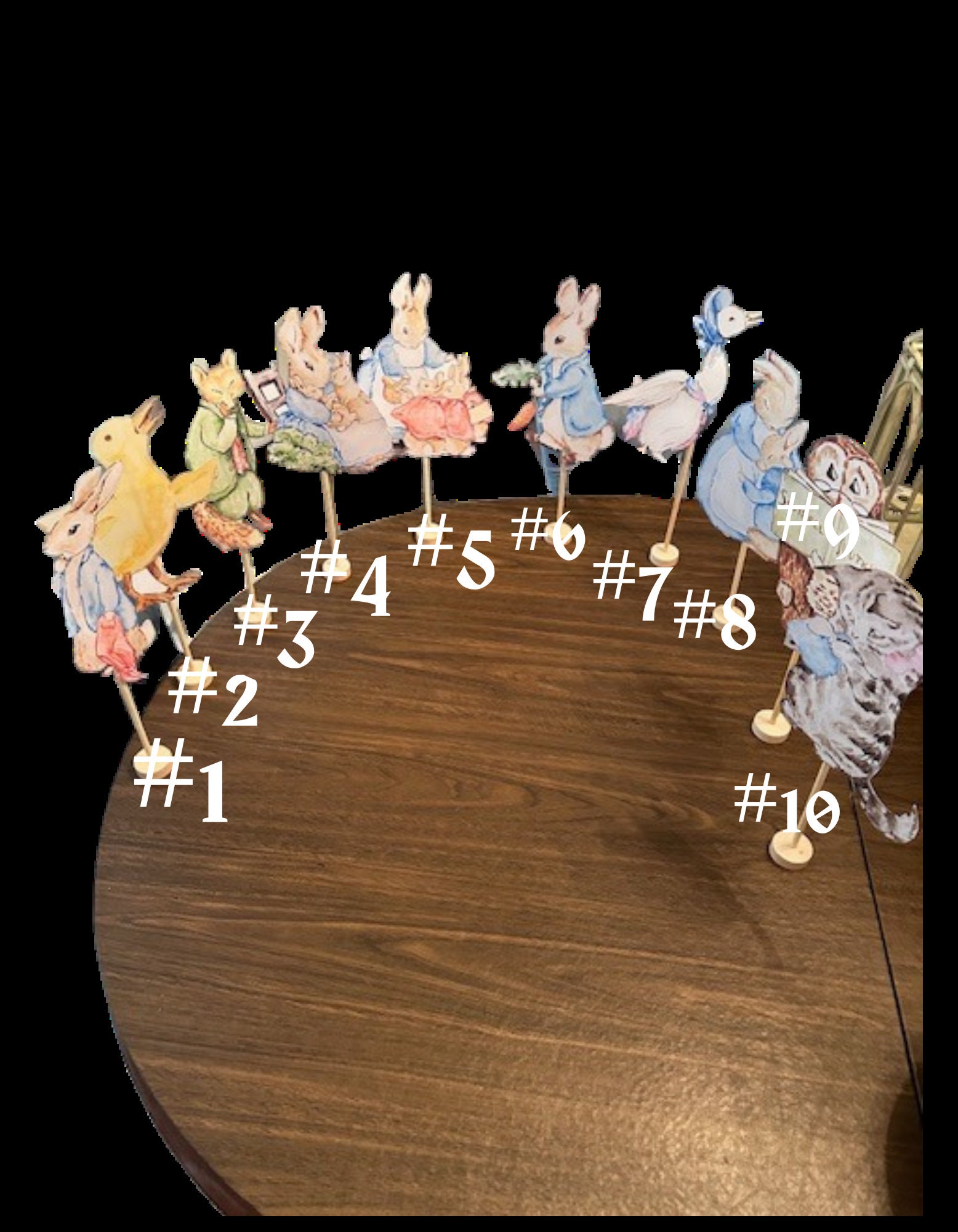 Beatrix Potter Peter Rabbit Flopsy and Friends Choice of Custom Name ...