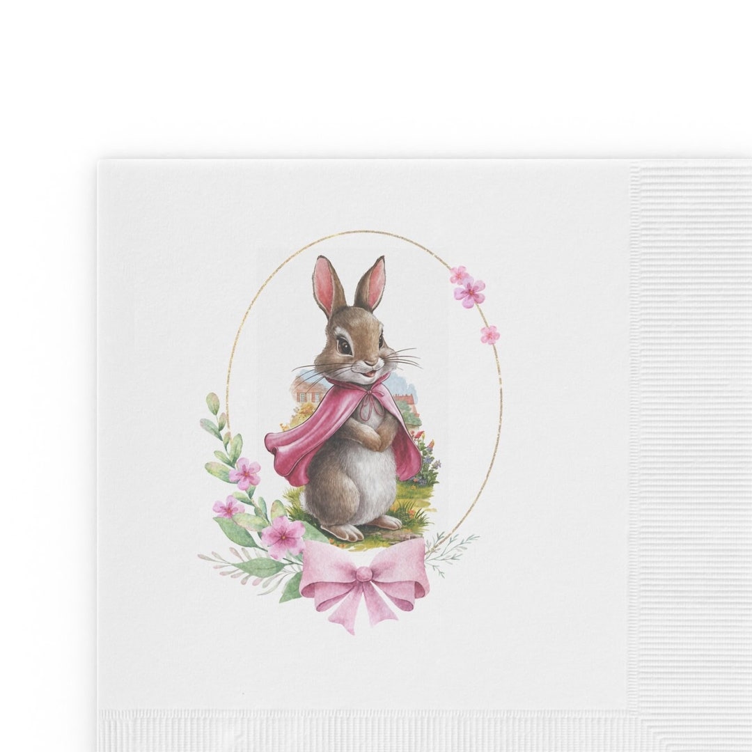 Beatrix Potter Flopsy Peter Rabbit Pink Bow Grand Millennial Baby ...