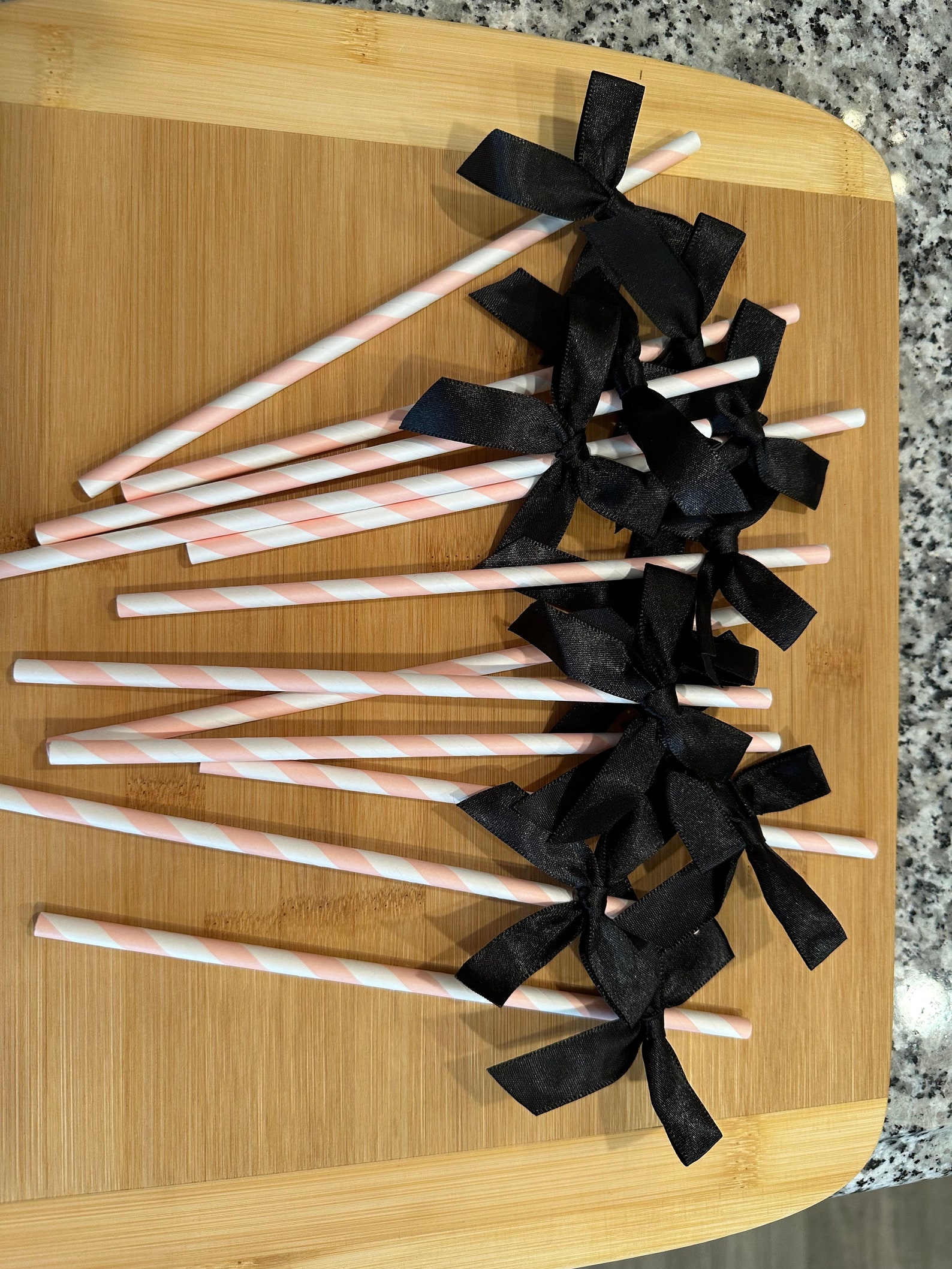 Black Bow Straws Love Shack Baby Shower Birthday Cake Smash Bridal ...