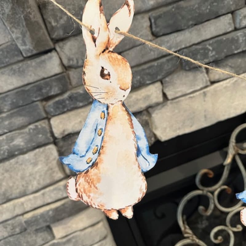 Rabbit Garland - Etsy