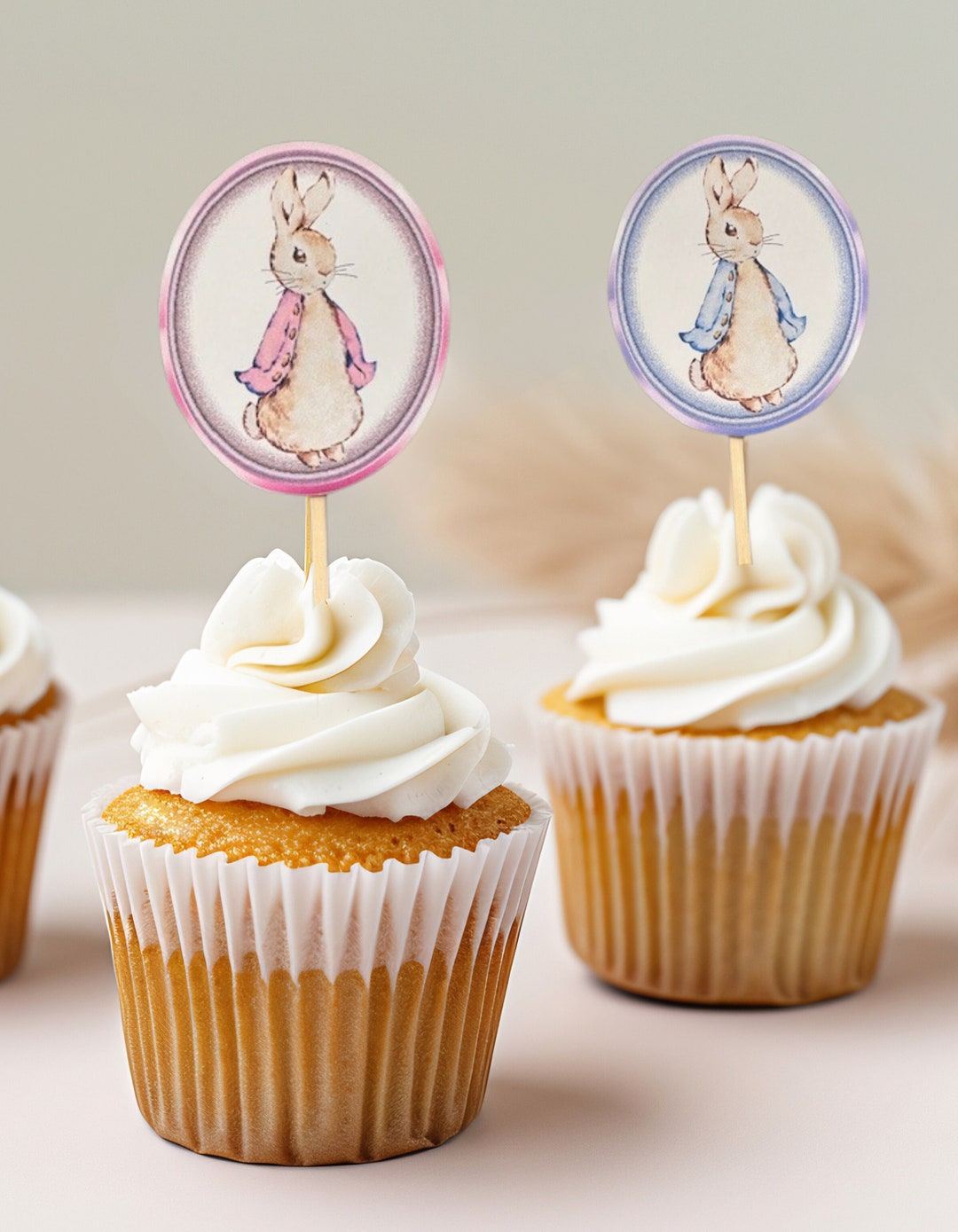 Beatrix Potter Peter Rabbit Pink or Blue Gender Reveal Grand Millennial ...