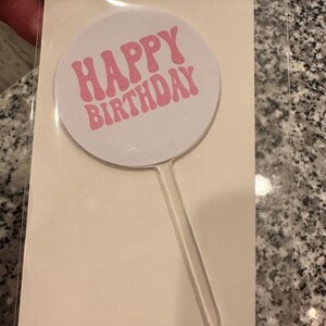 Happy Birthday Tini Time You're a Tini Bit Older Fun Cute Cupcake ...