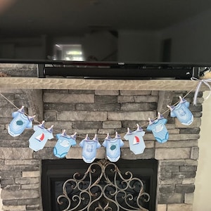 Baby Shower Blue Boy Digital Download Sea Theme Baby Romper Outfit ...