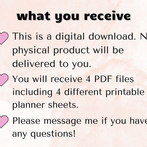 Undated Block Schedule Daily, Weekly, Monthly Planner, & Habit Tracker ...