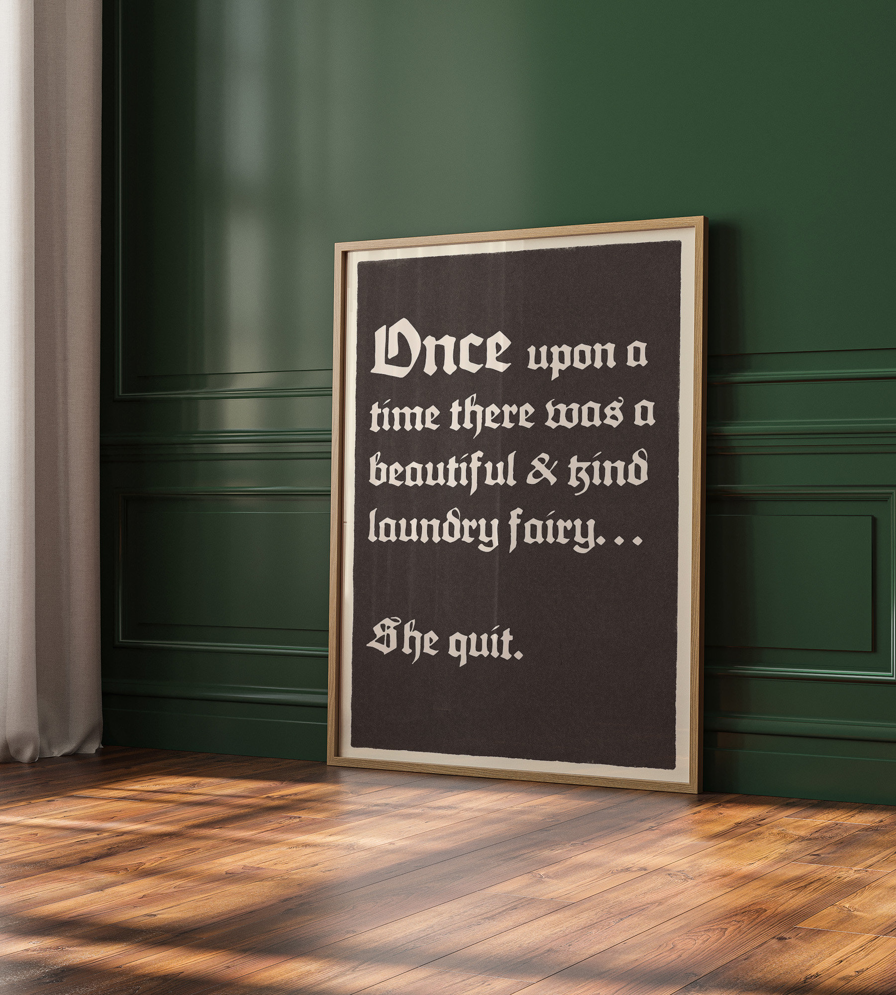 Laundry Fairy Funny Wall Art for Laundry Room Retro Trendy Aesthetic ...