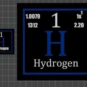 3D Printed Periodic Table and Elements - Etsy Australia