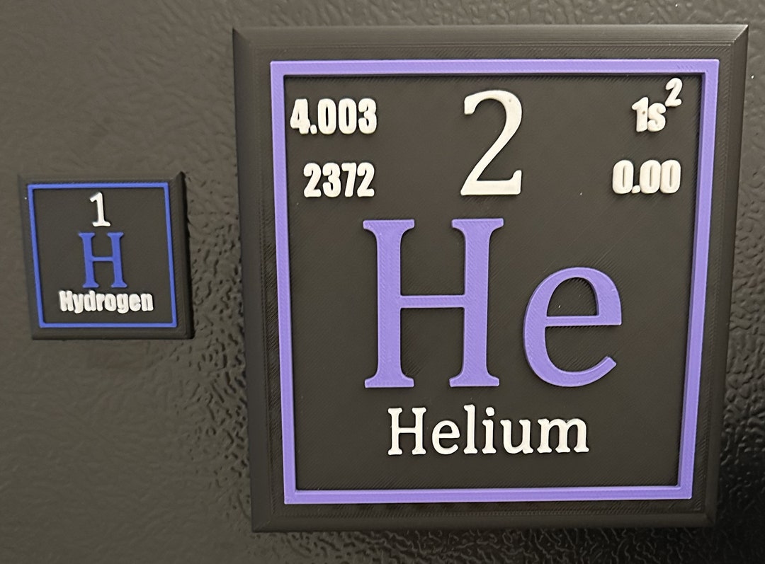 3D Printed Periodic Table and Elements - Etsy