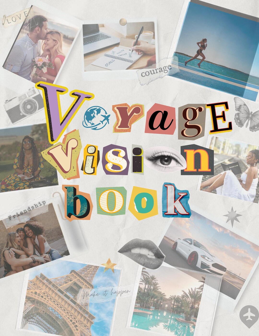 2025 Voyage Vision Board Digital Workbook| How to Manifest Your Dreams ...