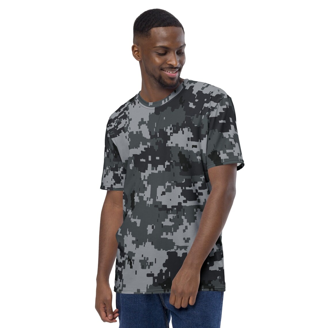 Digital Camo Military Army Camouflage Men's T-shirt - Etsy