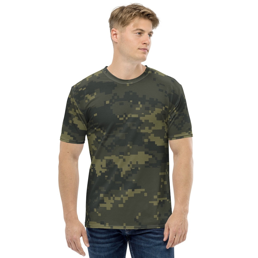 Digital Camo Men's T-shirt Army Camouflage Shirt US Army Tee - Etsy