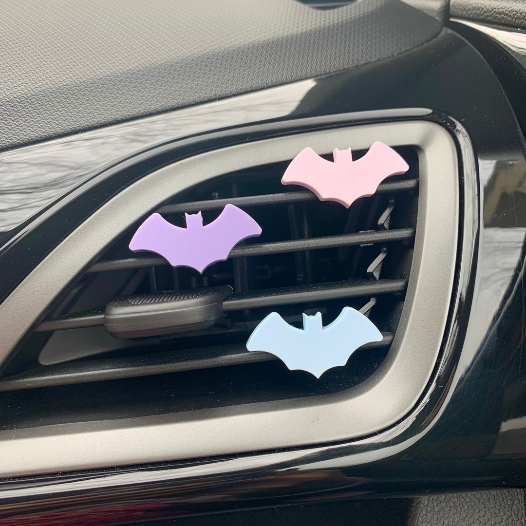 Choose Your Own Color Bat Car Vent Clips | Acrylic Cute Pastel Goth ...