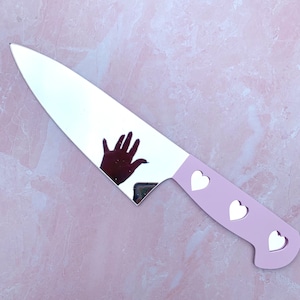 Pastel Knife Mirror Acrylic Goth Heart Kawaii Girly Cute | Choose Your ...