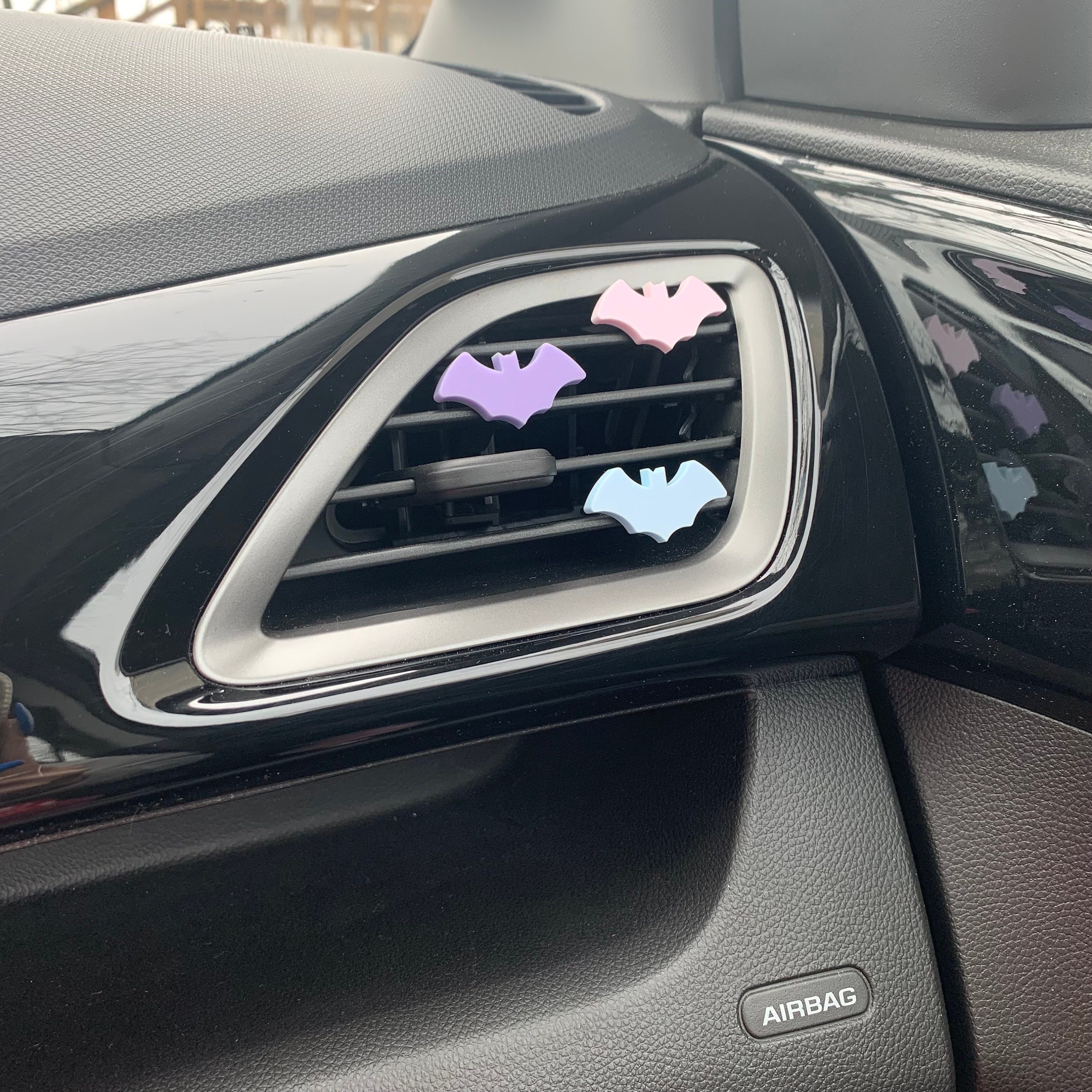 Choose Your Own Color Bat Car Vent Clips | Acrylic Cute Pastel Goth ...