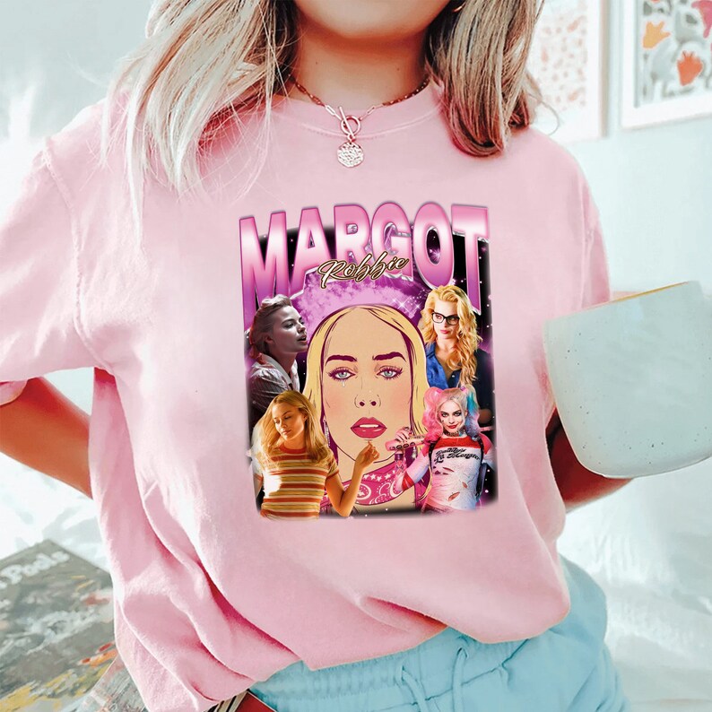 Retro Margot Robbie Shirt Margot Robbie Tshirt Margot Robbie Tee Margot ...