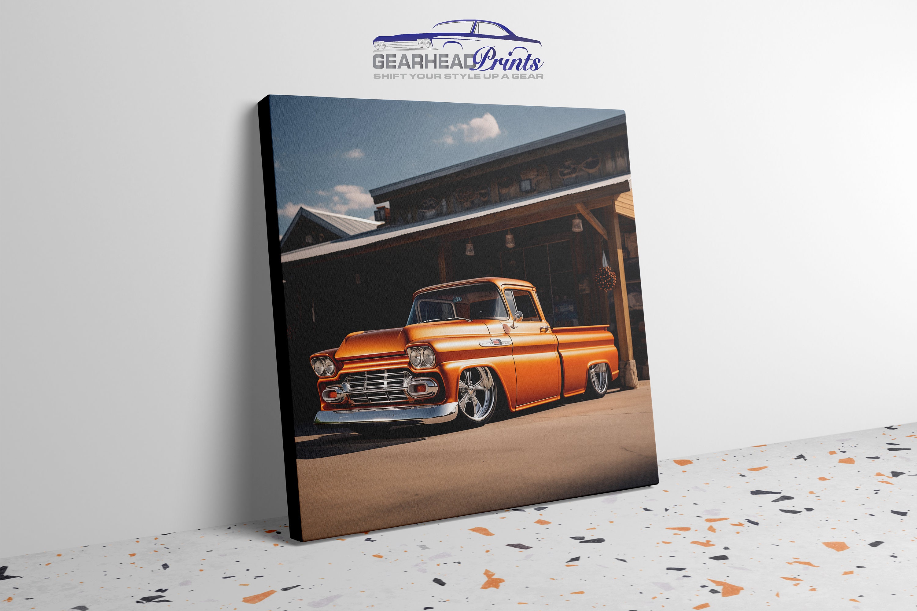 1959 Chevrolet Apache Canvas Print - Vintage Pickup Art - Retro ...