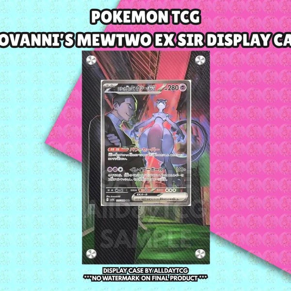 Giovanni Mewtwo Card - Etsy