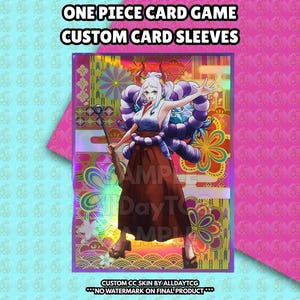 Custom One Piece Card Game Waifu Card Sleeves 60PCS - OPTCG Trading ...