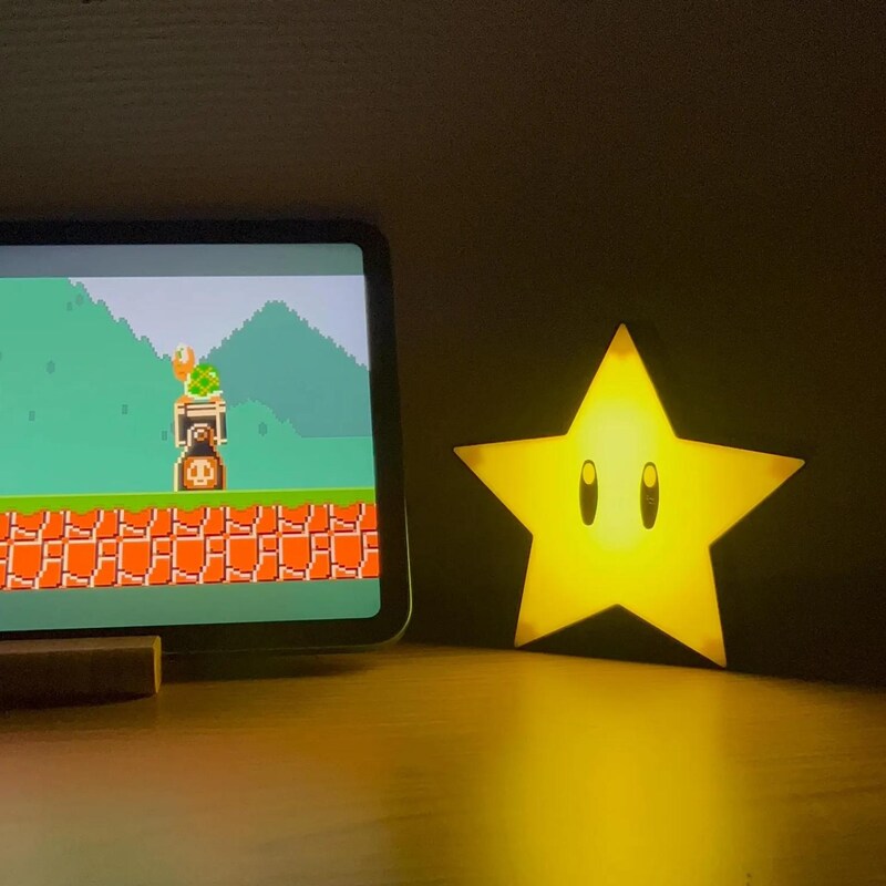 Mario Lamp - Etsy