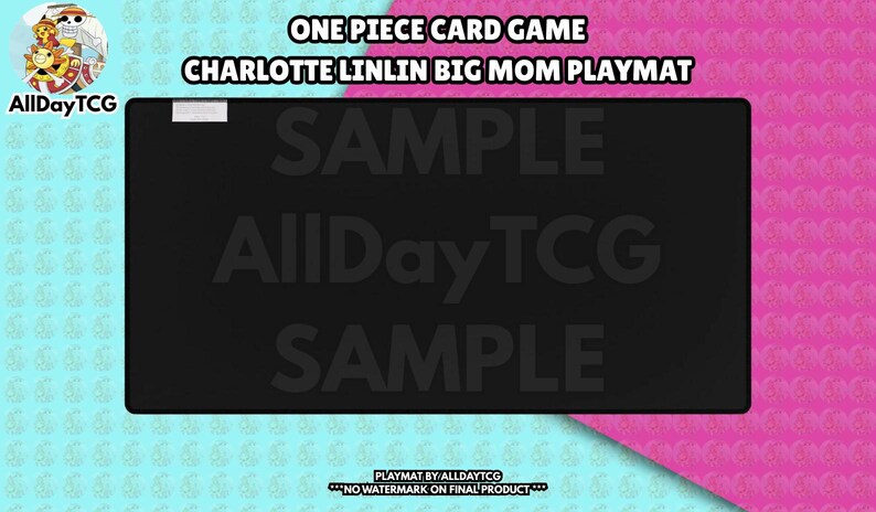 Custom One Piece TCG Charlotte Linlin Big Mom Playmat With Zones ...