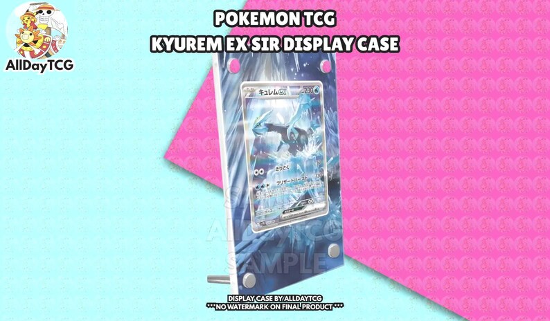 Pokemon TCG Kyurem Ex SIR SAR Extended Art Display Custom Case Slab for ...