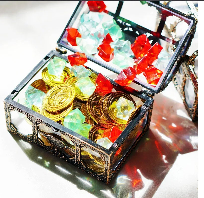 Unique Pirate Treasure Chest Jewelry Boxes for Ring Earrings Storage ...