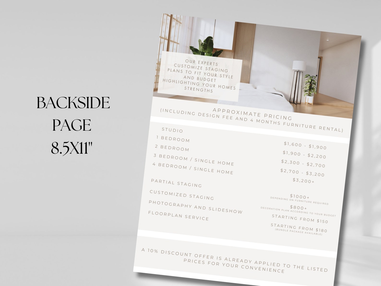 Home Staging & Interior Design Flyer | Home Staging Flyer | Home ...