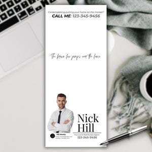 Personalized Real Estate Notepad Template, Writing Pad, Marketing Tools ...