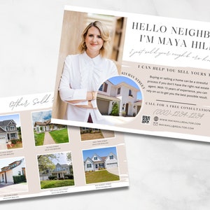 Realtor Mailer Postcard, Realtor Advertising, Real Estate Postcard ...
