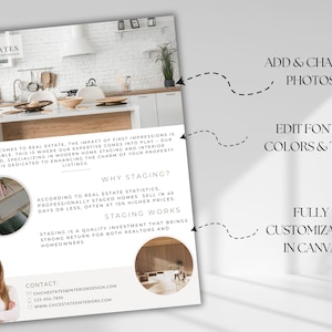 Home Staging & Interior Design Flyer | Home Staging Flyer | Home ...