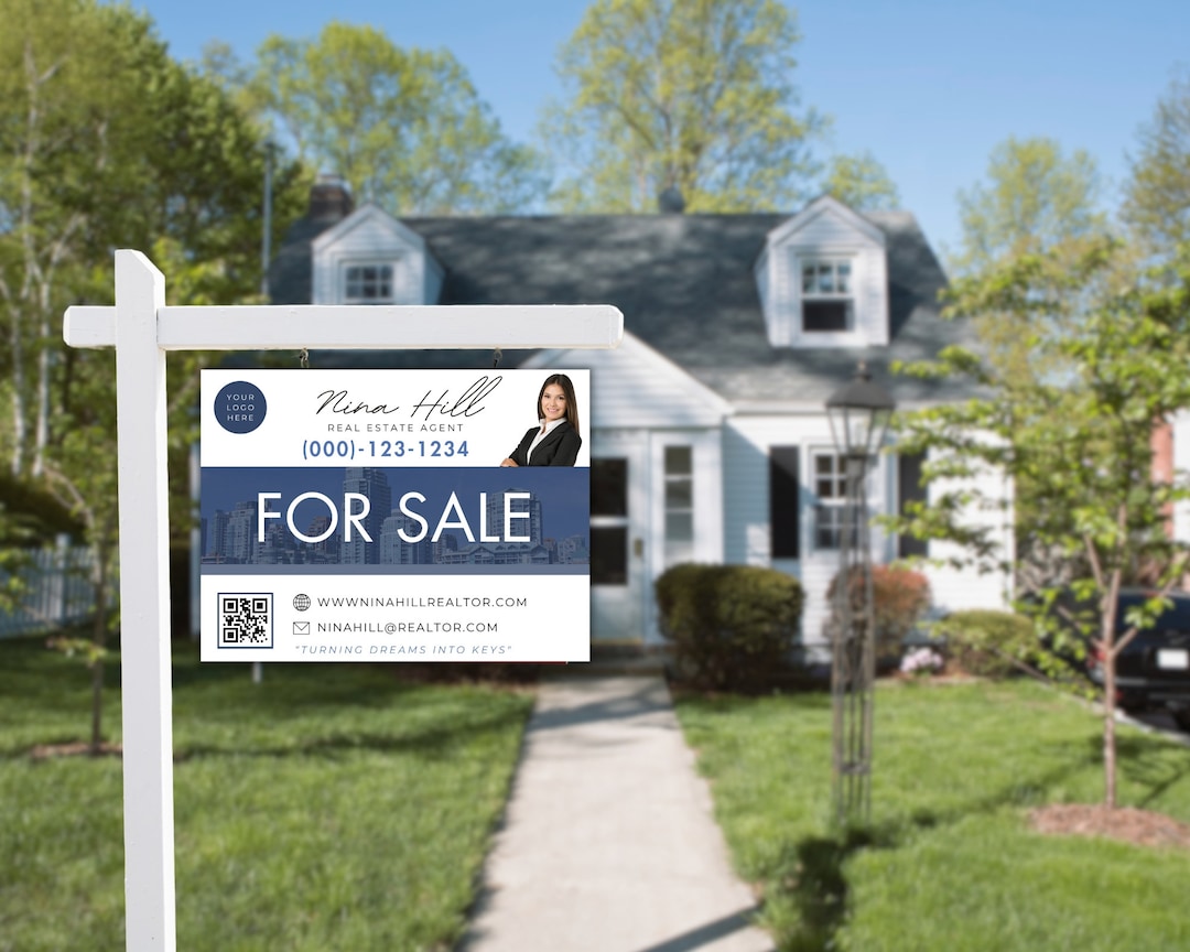 24x18 Horizontal Real Estate Yard Lawn Sign, Property Sign, Realtor ...