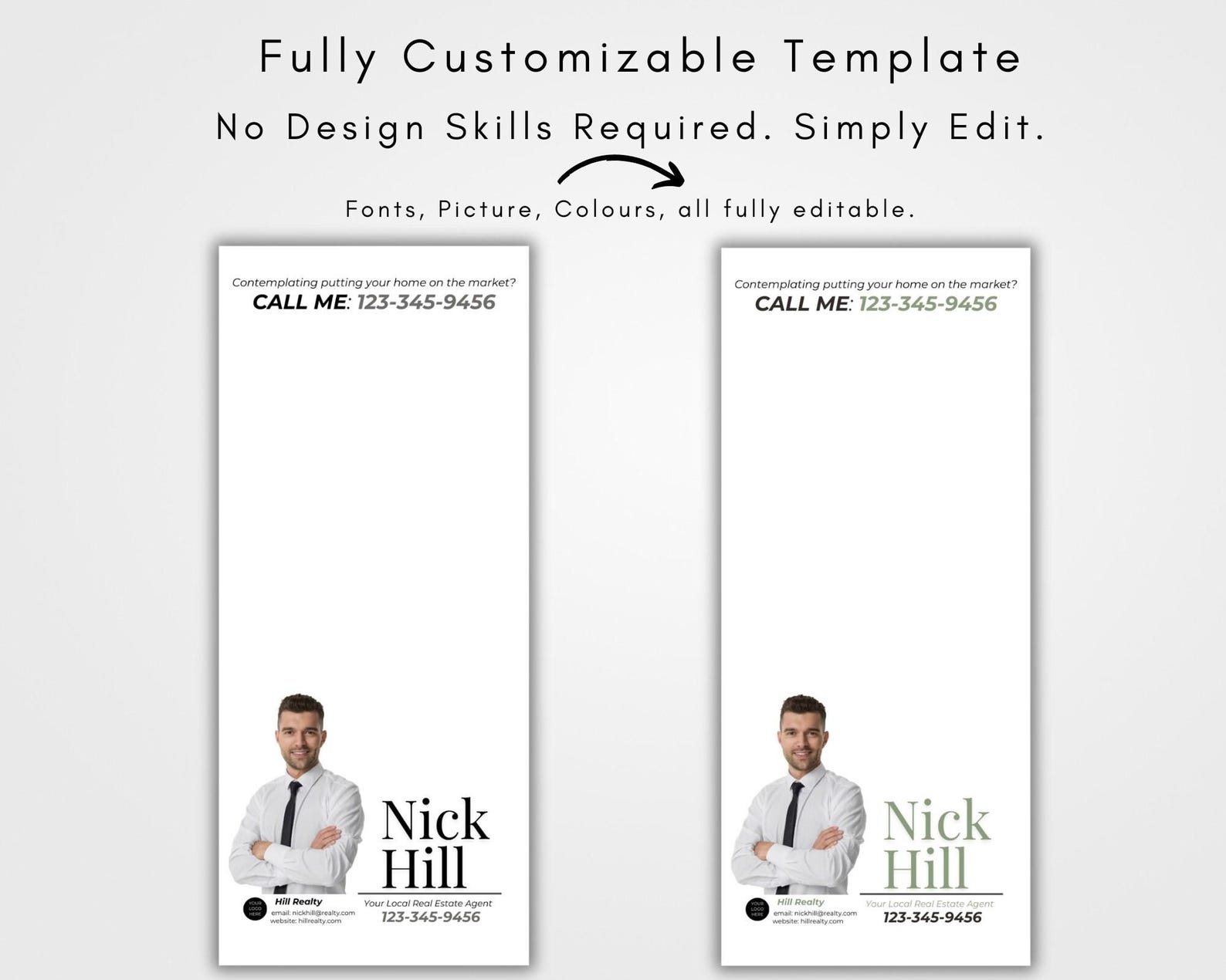 Personalized Real Estate Notepad Template, Writing Pad, Marketing Tools ...