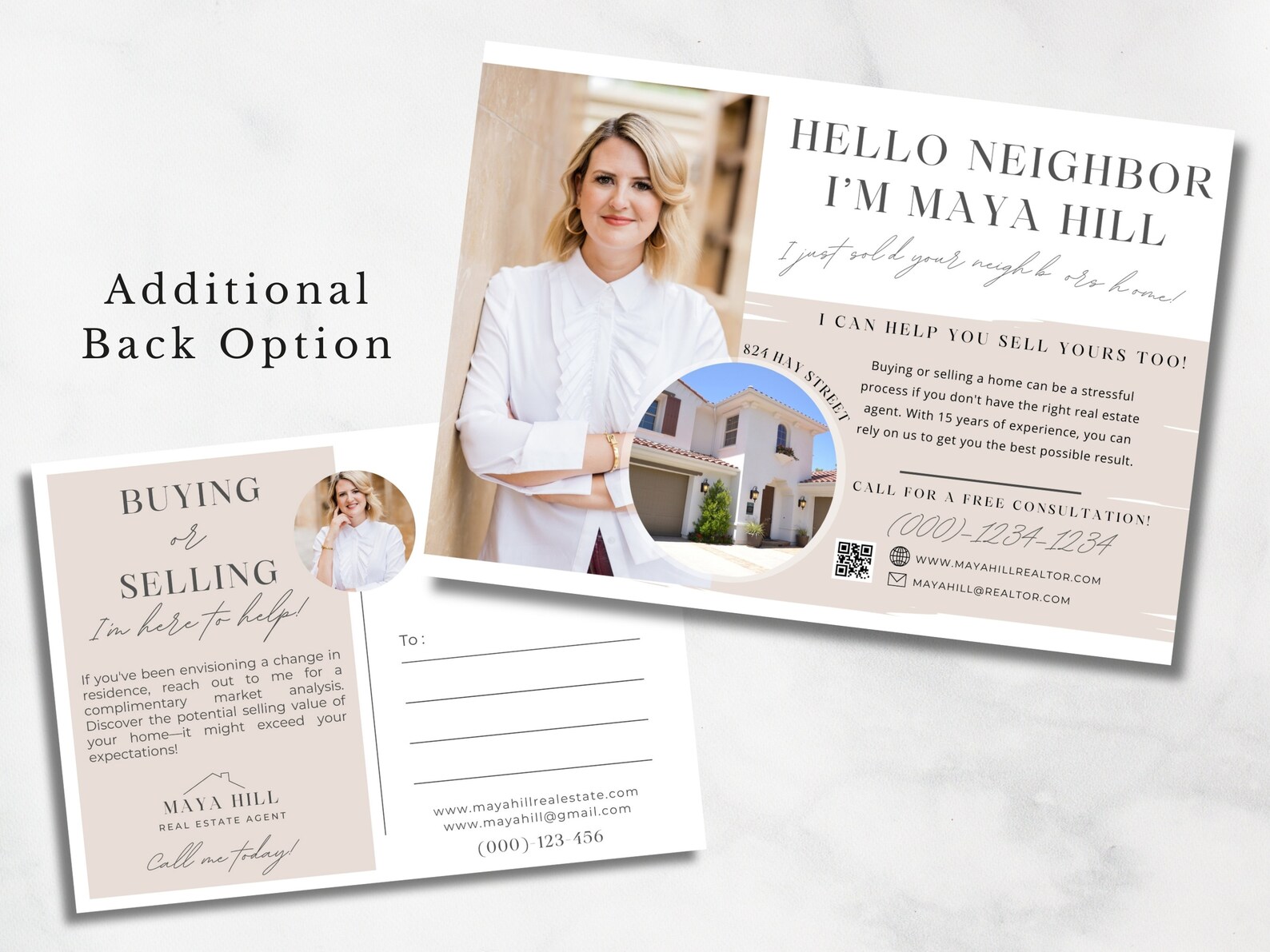 Realtor Mailer Postcard, Realtor Advertising, Real Estate Postcard ...