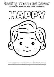 Emotion Worksheets for Toddler, Prek & Kindergarden - Etsy