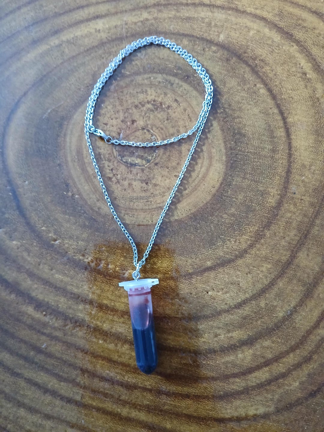 Fake Blood Vial Necklace - Etsy