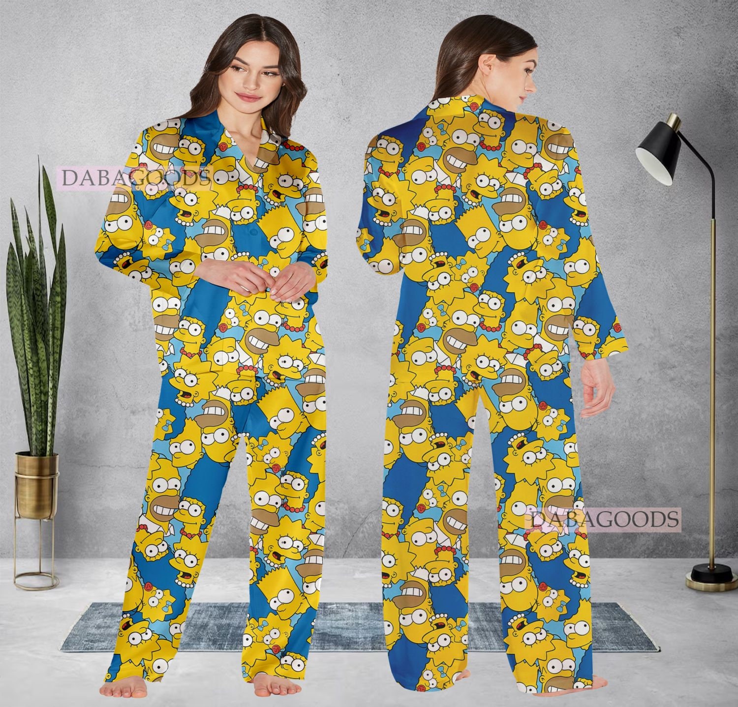 The Simpsons Family Pajamas, The Simpsons Movie Pajamas Set sold by ...