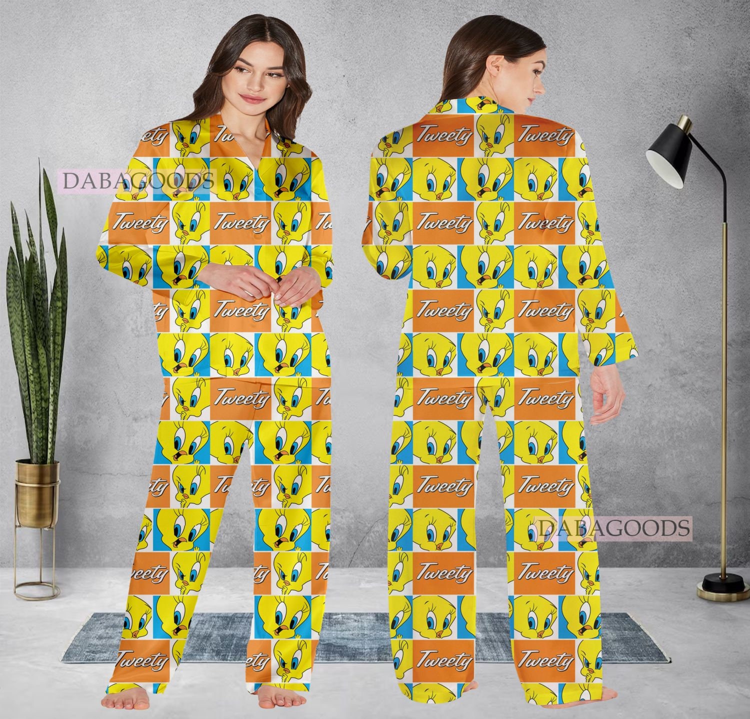 Tweety Bird Pajamas, Tweety Bird Pajamas Set, Tweety Bird Holiday sold ...