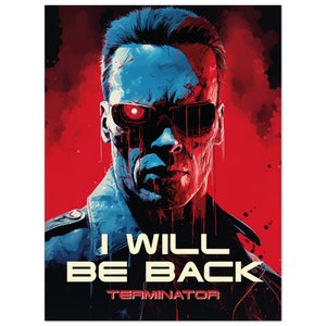 Terminator Movie Wall Art Poster - Etsy