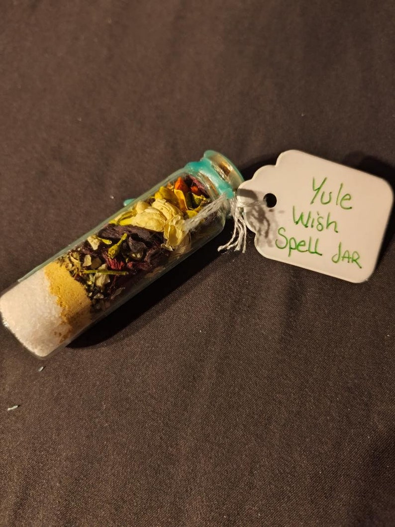 Yule Wish Spell Jar - Etsy
