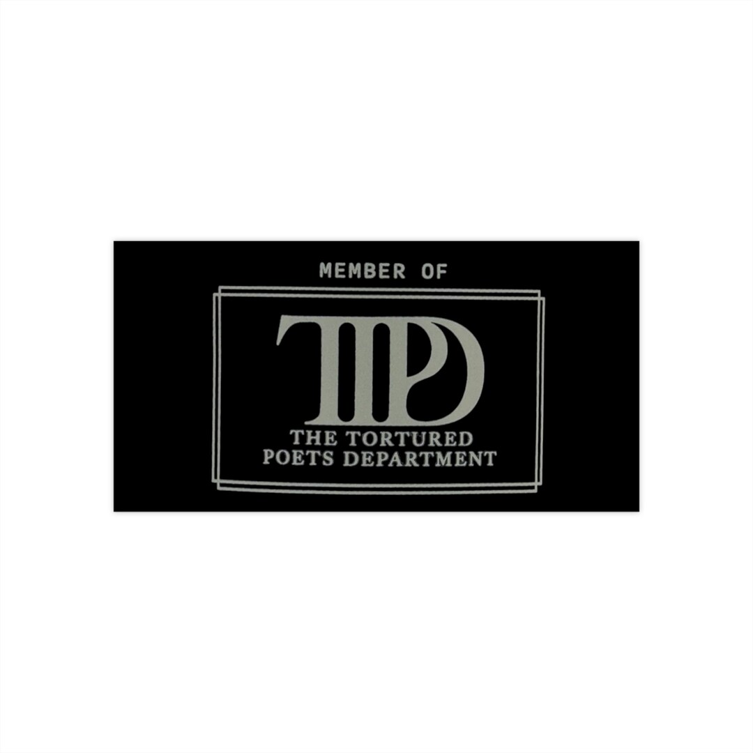 Taylor Swift TTPD Member Bumper Sticker - Etsy